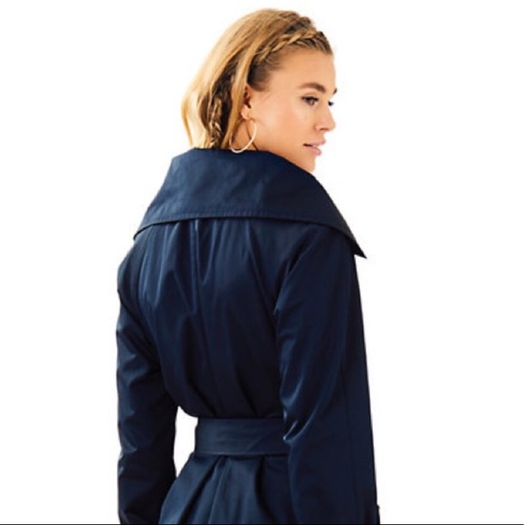 Lilly Pulitzer | Jackets & Coats | Lilly Pulitzer Onyx Qynn Trench Coat ...